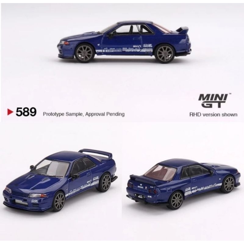 Jual Mini GT 589 - NISSAN SKYLINE GT-R TOP SECRET VR32 METALLIC BLUE ...