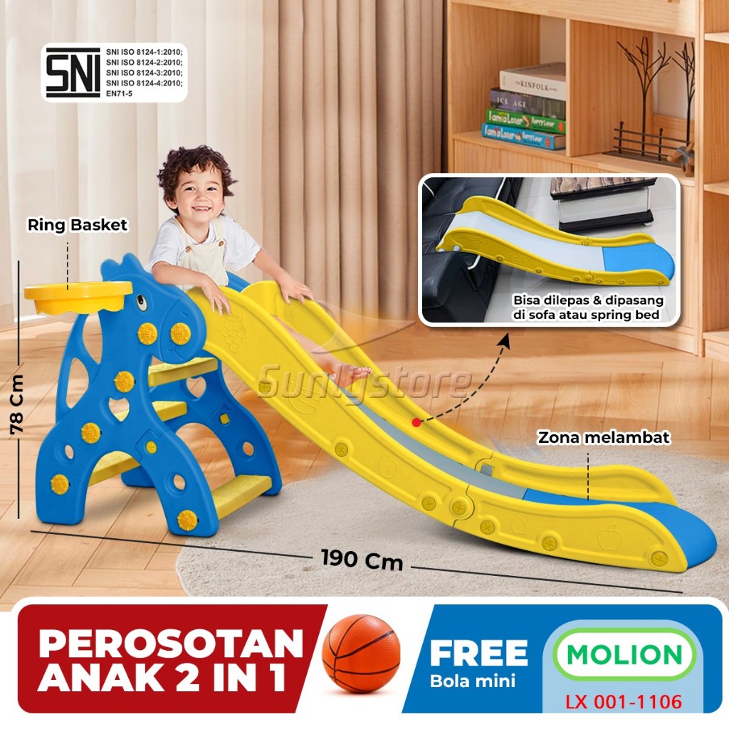 Jual MOLION SNI Mainan Perosotan Anak Mainan Prosotan Seluncuran Anak ...
