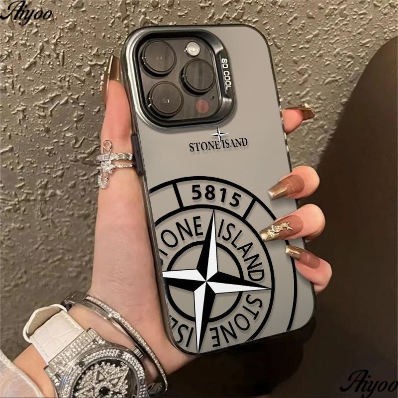 Jual Premium Matte Hard Casing Hp Iphone 15 Promax Stone Island case ...