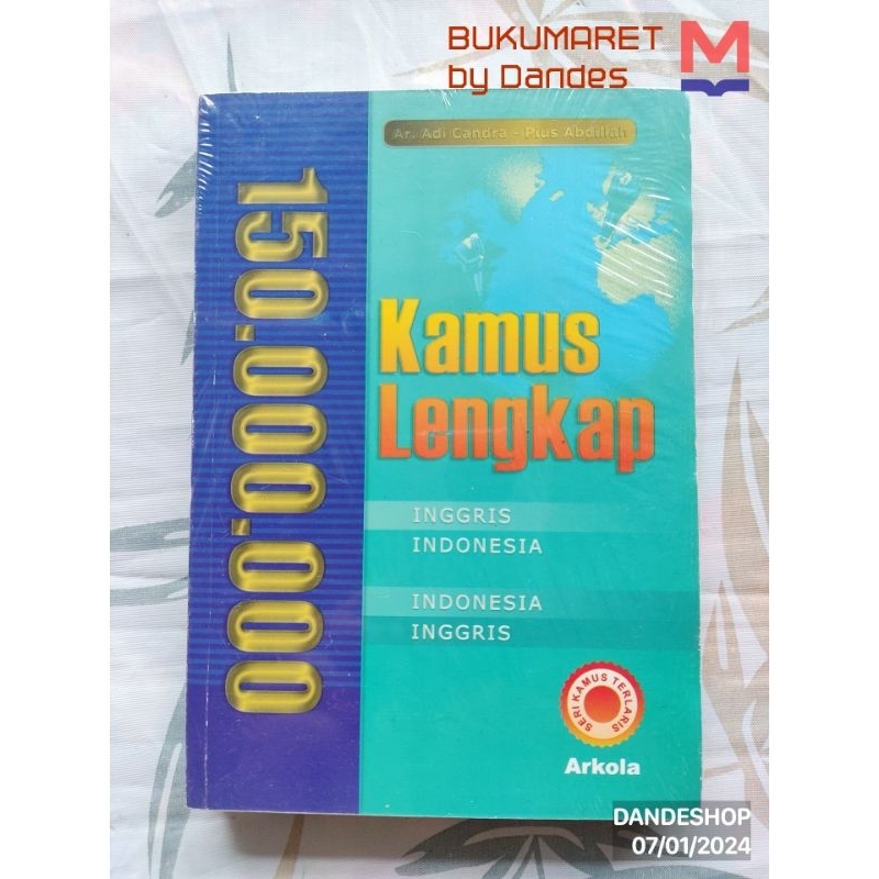 Jual Kamus Lengkap 150juta Bahasa Indonesia - Inggris (Penerbit Arkola ...