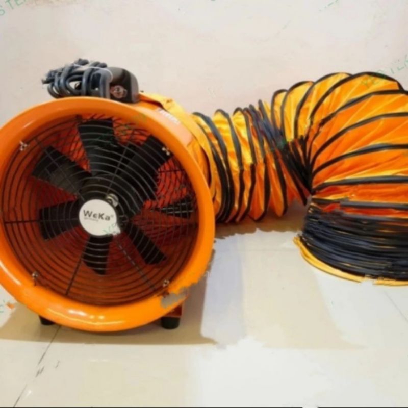 Jual Portable ventilator 8" inch / kipas blower ventilator + selang 10 ...