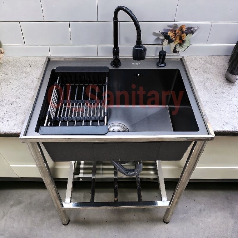 Jual bak cuci piring portable kitchen sink portable stainless sink ...