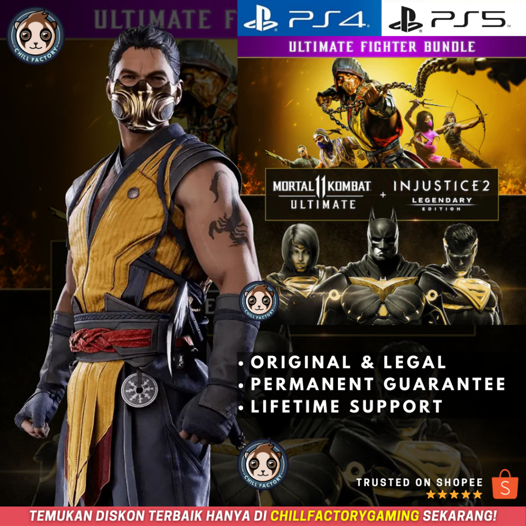Jual Mortal Kombat 11 Ultimate + Injustice 2 Legendary Edition Bundle 2 Games PS4 PS5 | Shopee ...