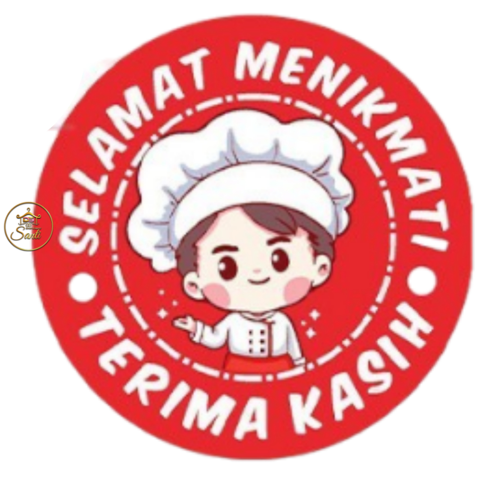 Jual STICKER SELAMAT MENIKMATI UNTUK 100 PCS LABEL MAKANAN READY ...