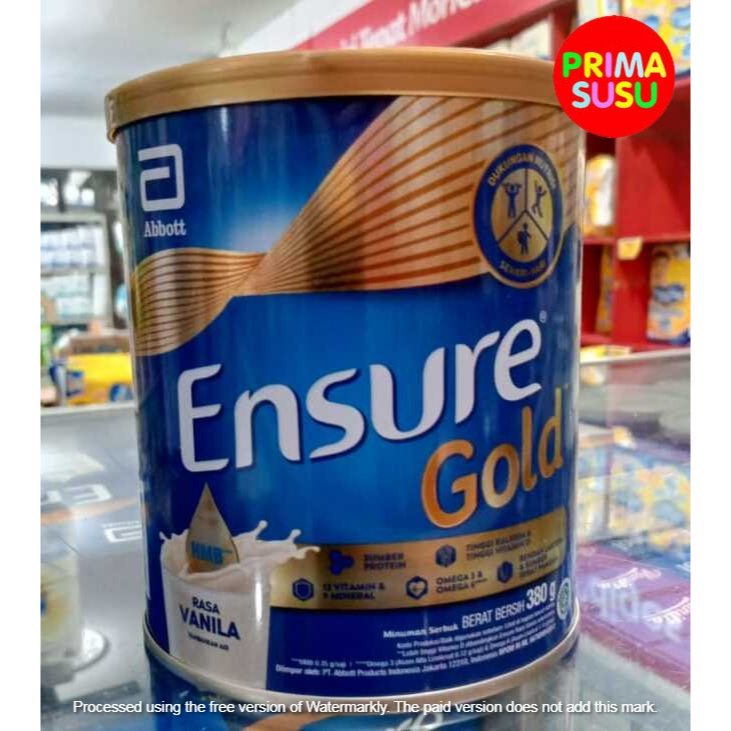 Jual Ensure Gold 380 Gr, Cokelat, Vanila | Shopee Indonesia