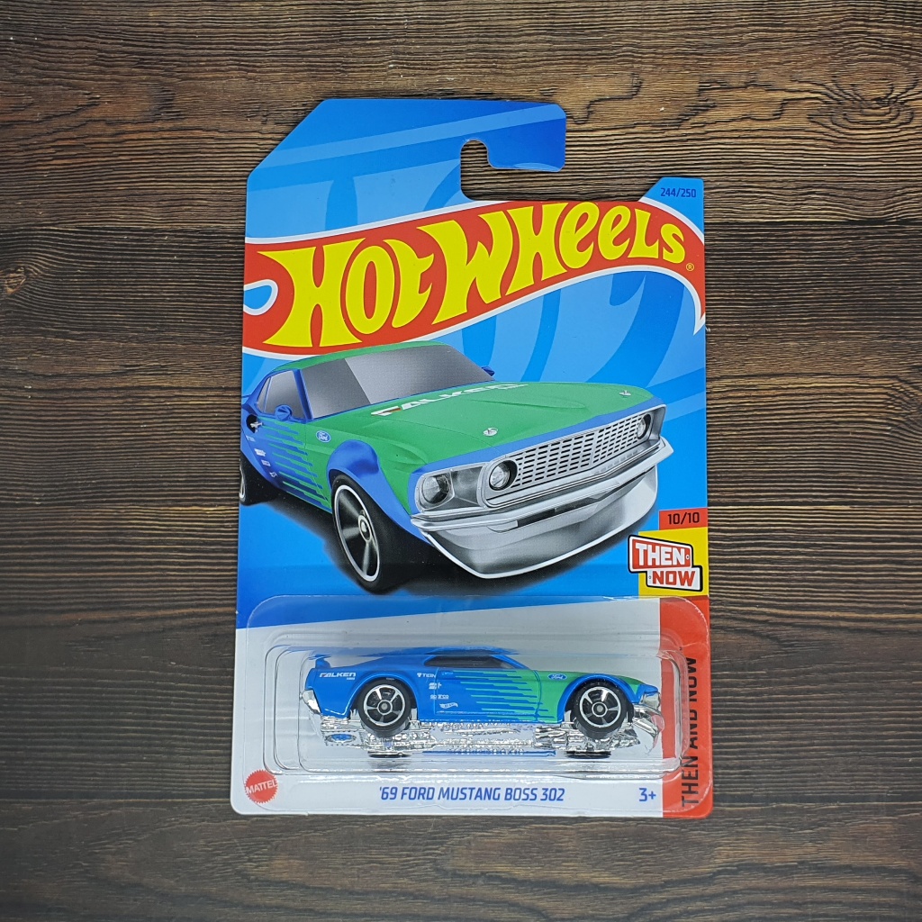 Jual Hot Wheels 69 Ford Mustang Bos 302 Falken Livery Then And Now ...