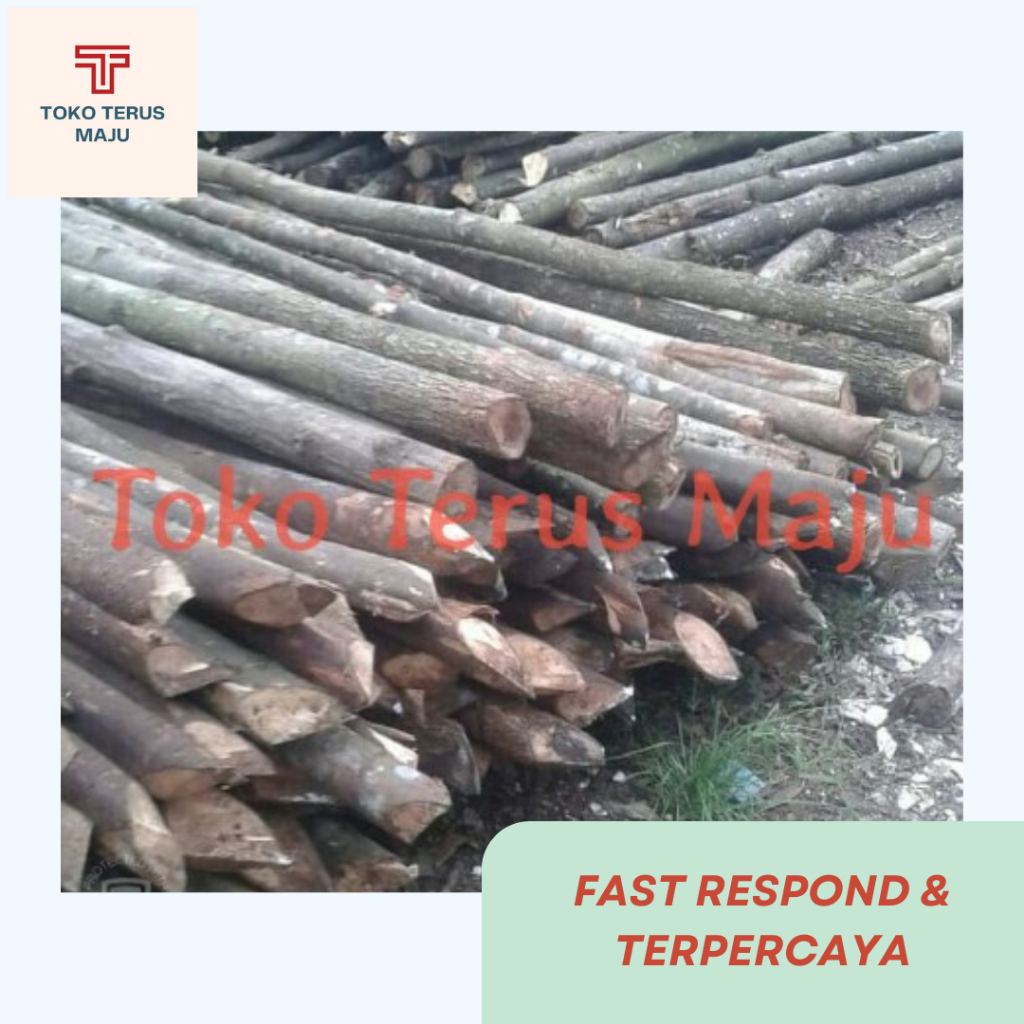 Jual Kayu Dolken Ukuran 6/8 untuk proyek - Dolken untuk Cerucuk - Harga ...