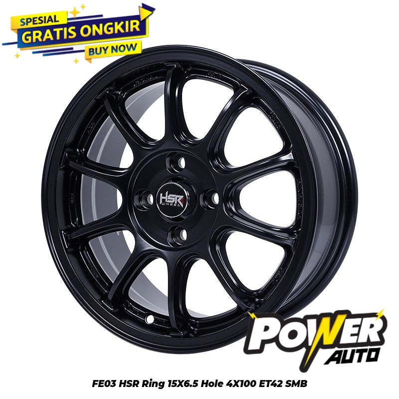 Jual velg series Fitra Eri HSR fe03 r15 h4 untuk Brio Ayla Agya Sigra Starlet | Shopee Indonesia