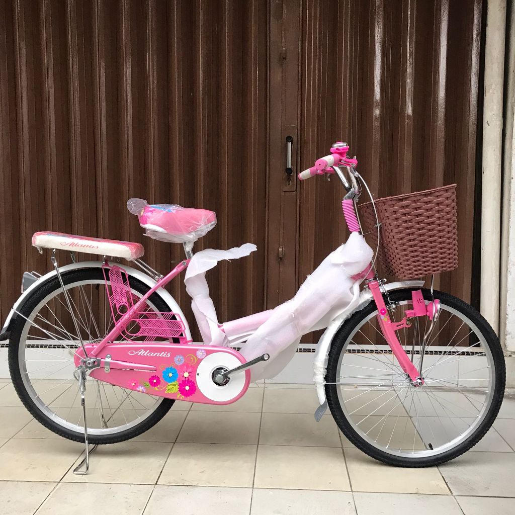 Jual Sepeda CTB 24 Mini Atlantis Classic Brown City Bike | Shopee Indonesia