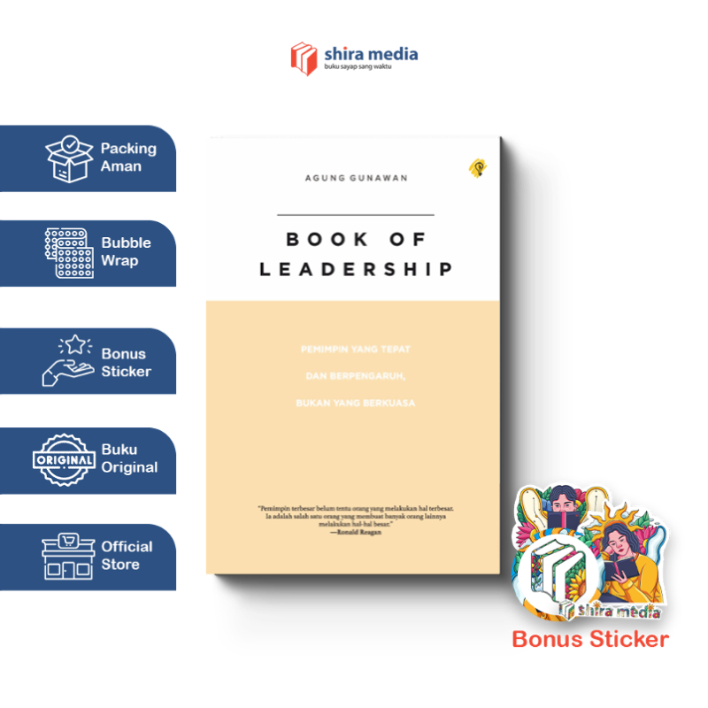 Jual Buku Motivasi Book Of Leadership Pemimpin Yang Tepat Dan