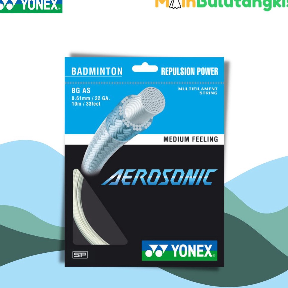 Jual CcY Senar Raket Badminton Yonex BG Aerosonic AEROSONIC Original ...