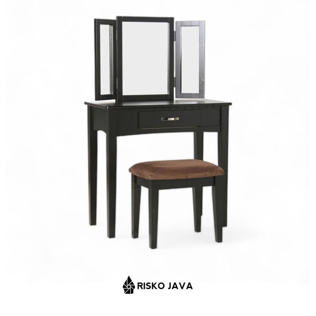 Jual Meja Rias Kayu Jati / Meja Rias Minimalis Modern / Meja Rias 3 ...