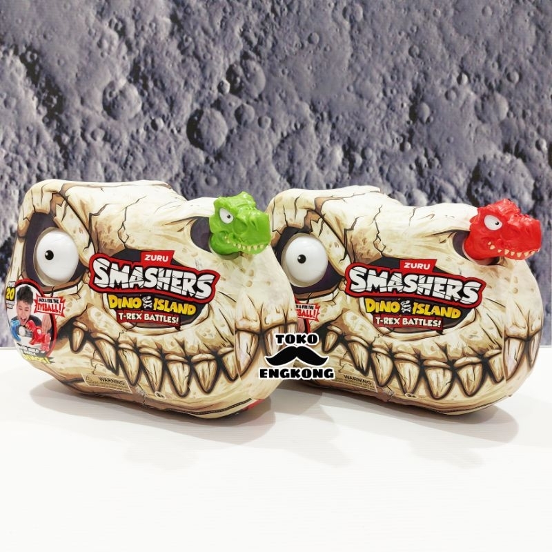Jual ZURU SMASHERS DINO ISLAND MINI T-REX BATTLES | Shopee Indonesia