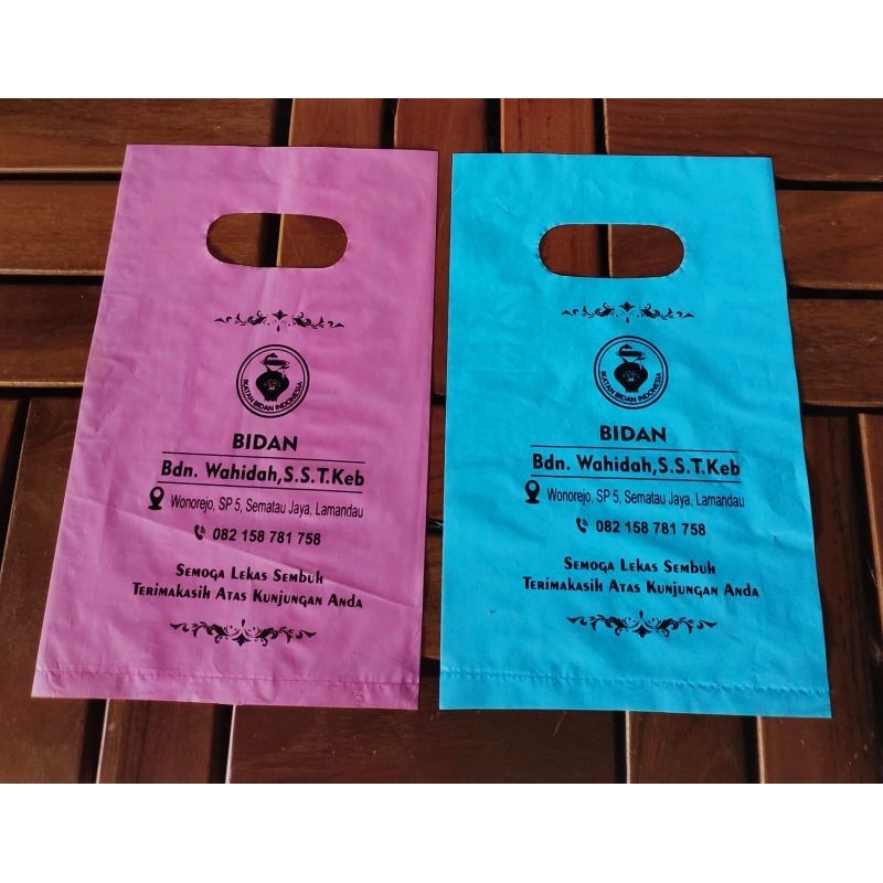 Jual Plastik Obat Custom/Plastik Sablon/Plastik Packing/Plastik Olshop ...
