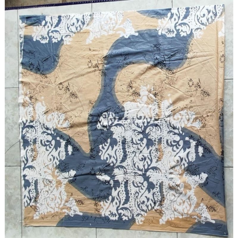 Jual KAIN BATIK WARNA BIRU DENIM JEANS KATUN PRIMA | Shopee Indonesia
