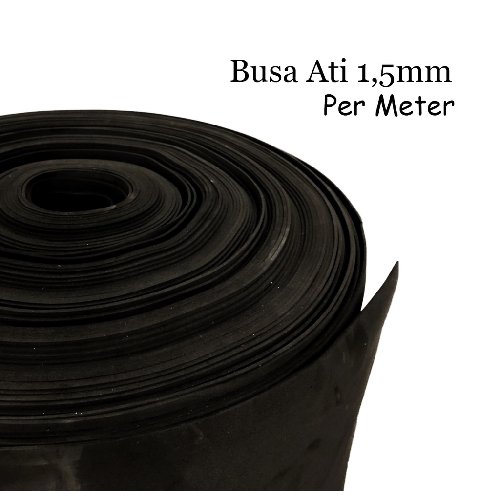 Jual Busa Ati Lembaran 1,5mm Hitam Polos 210x110cm - Busa Lembaran ...