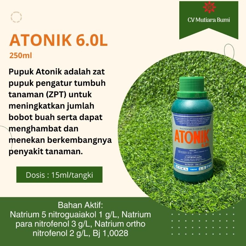 Jual VITAMIN TANAMAN | ANTONIK 100ml, 250ml | MENINGKATKAN BOBOT BUAH ...
