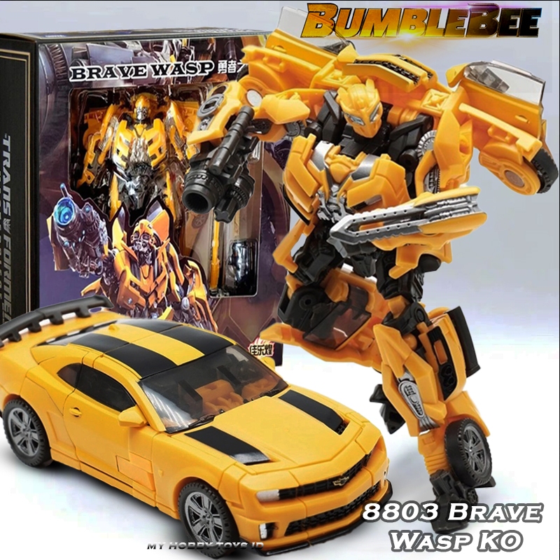 Jual Mainan Anak Laki Laki Robot Transformerss Bumblebee Warrior ...