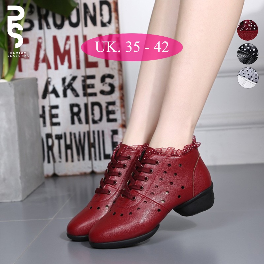Jual RENA - Sepatu Dansa Wanita Latin/ Line Dance Semi Boots | Shopee ...