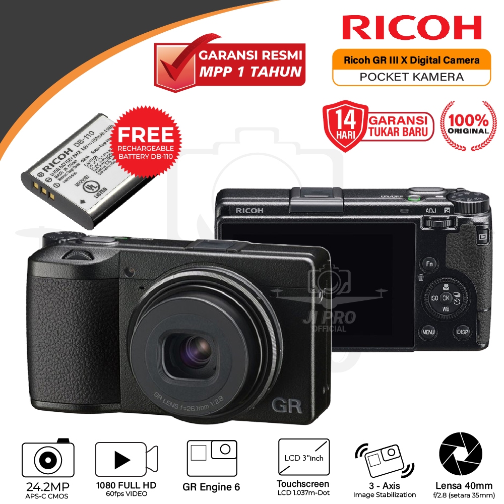 Jual Ricoh GR IIIx Urban Edition Kamera Ricoh GRIII X GR III X Urban ...