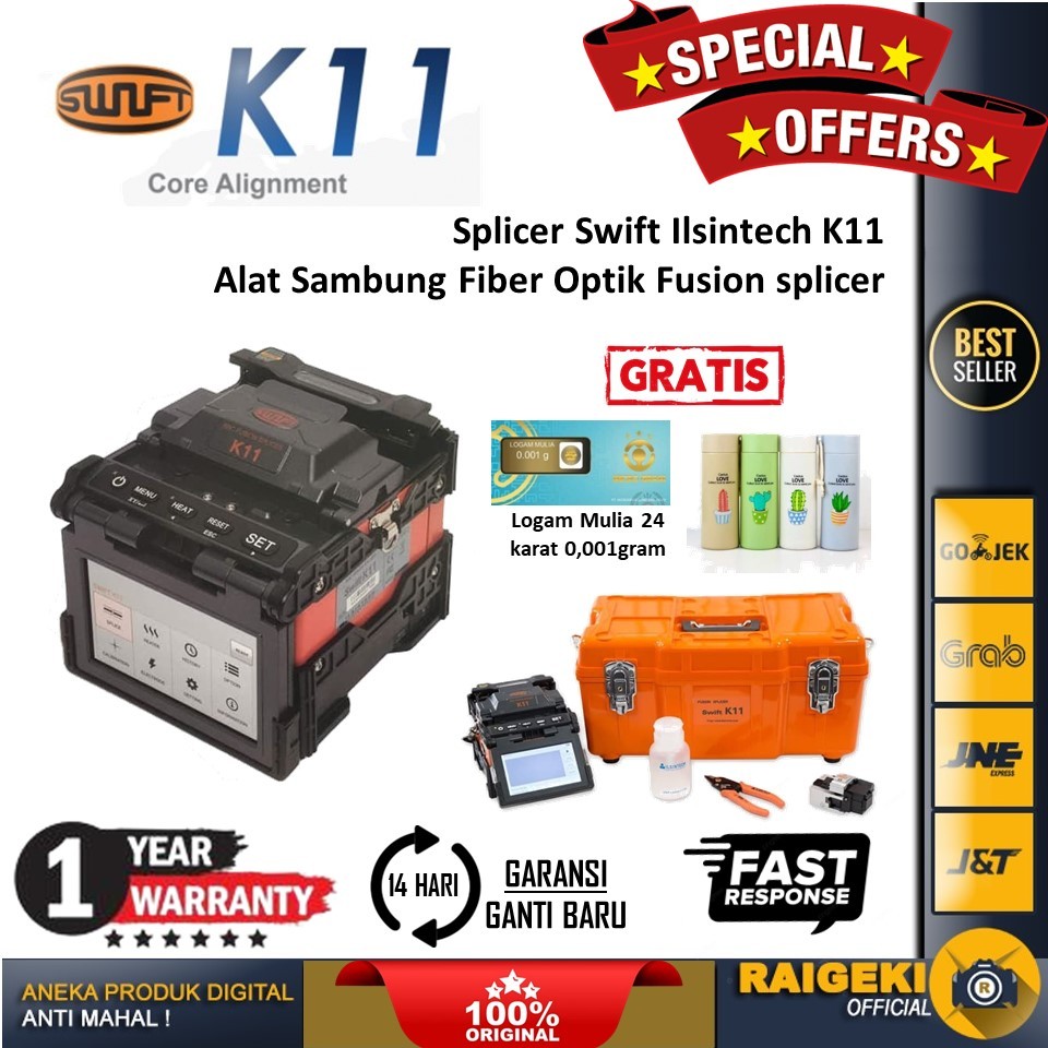 Jual Splicer Swift Ilsintech K11 Alat Sambung Fiber Optik Fusion ...