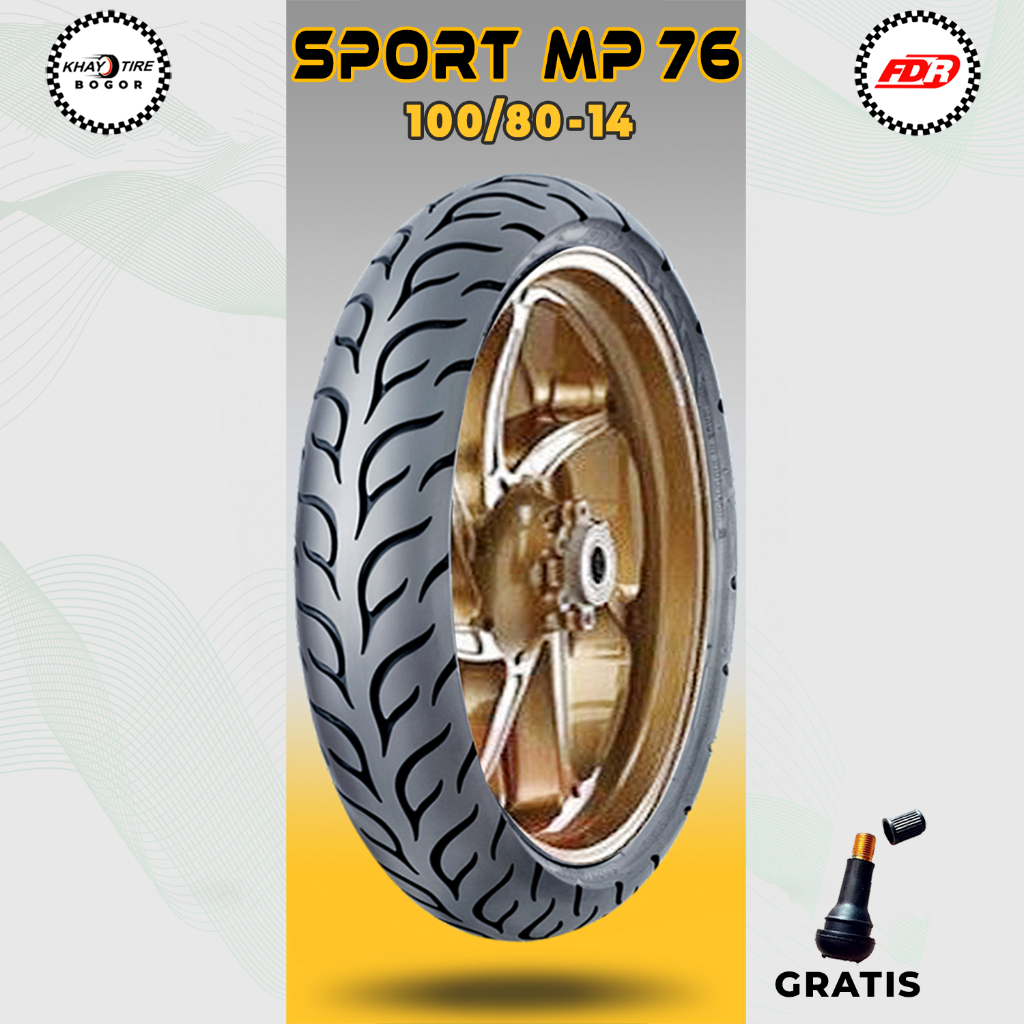 Jual Ban Racing Compound Motor Matic FDR SPORT MP76 100/80 Ring 14 ...