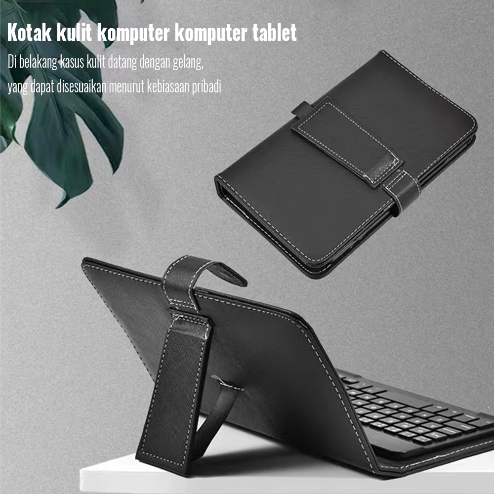Jual 10.1 Inch Universal Keyboard Case For Tablet PC Wire Micro Type-C ...