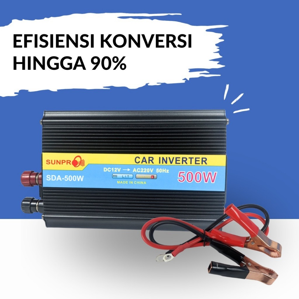 Jual Power Inverter Sunpro SDA 500W 12v-24v Inverter Mobil Pengubah ...