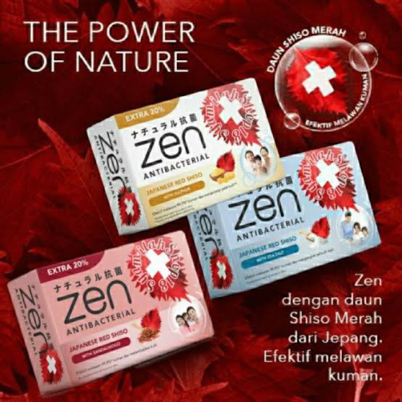 Jual ZEN SABUN BATANG BANDED (isi 3) 70GRM | Shopee Indonesia