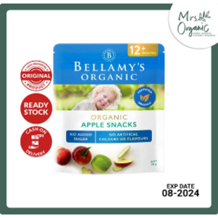 Jual Snack Makanan Bayi Organik Bellamys Bellamy's Organic Apple Snacks ...