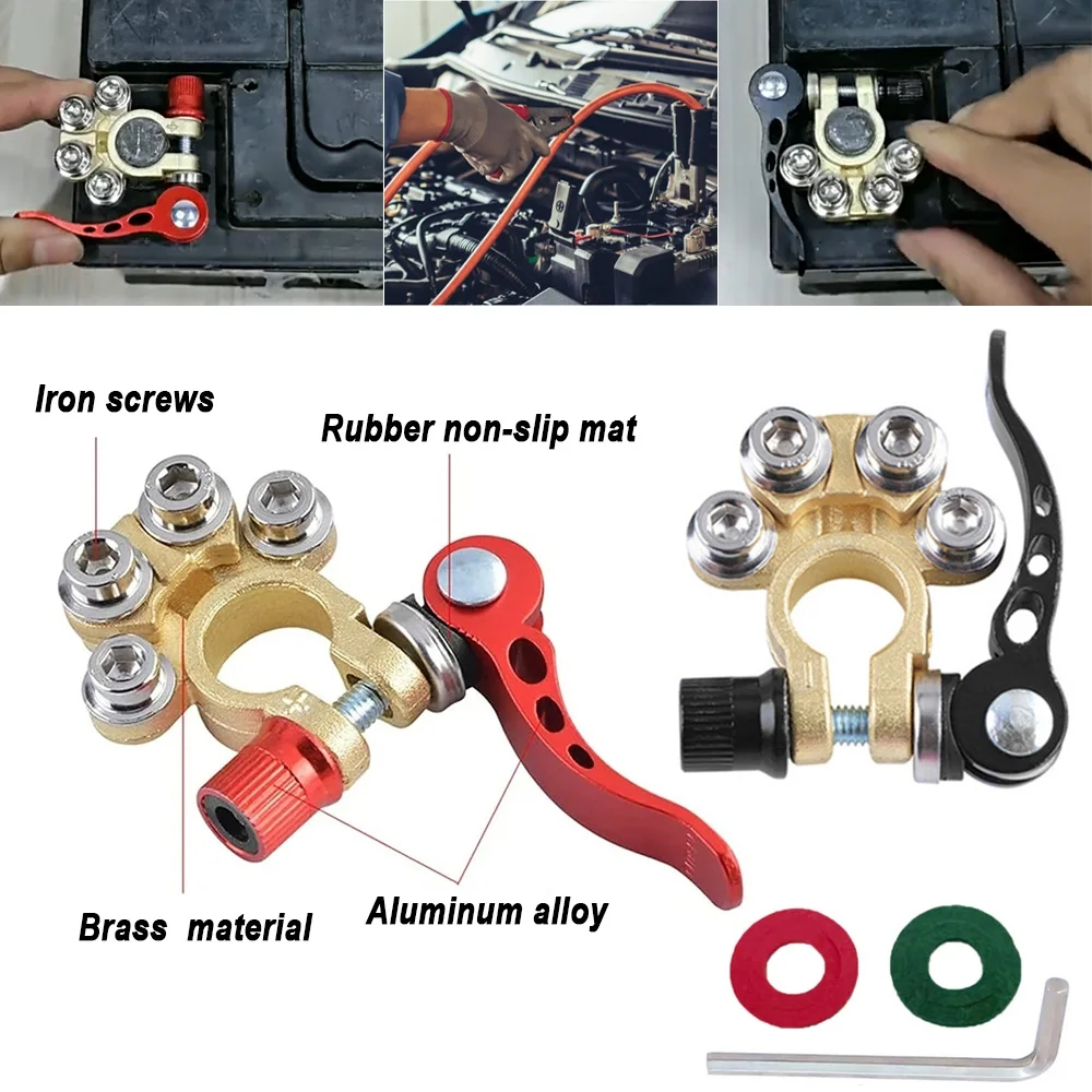 Jual 1 Pasang Sekrup Penjepit Tembaga Adaptor Terminal Kabel Pembawa ...