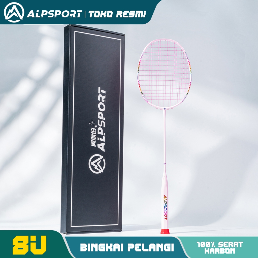 Jual ALPSPORT RR【2Raket + Tas】4U G5 100% Serat Karbon Penuh Desain Asli ...