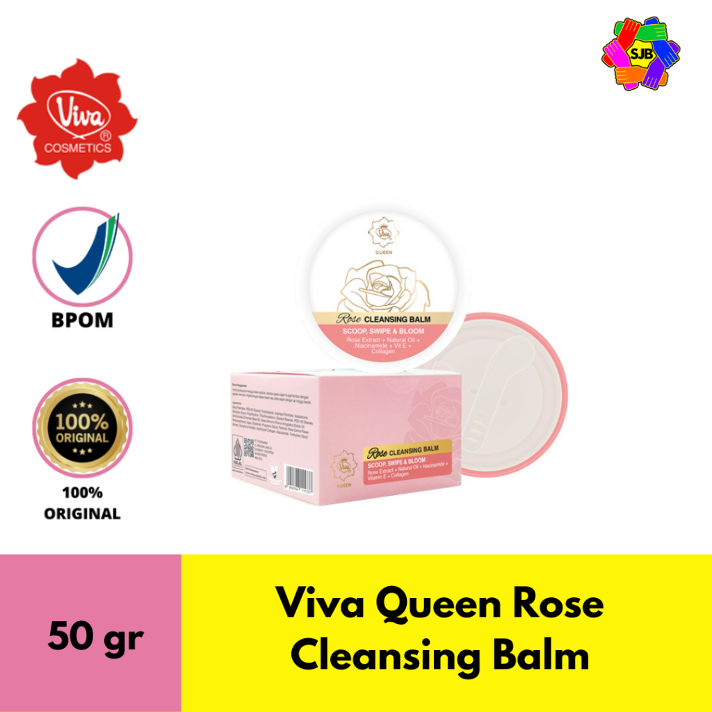 Jual Viva Queen Rose Cleansing Balm 50 gr | Shopee Indonesia