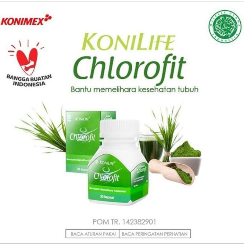 Jual Chlorofit ( Spirulina ) konilife ( daya tahan tubuh, pencernaan ...
