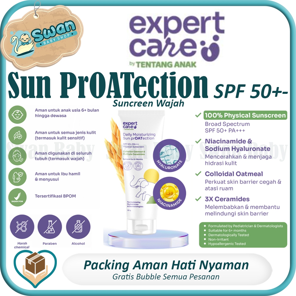 Jual Expert Care Daily Moisturizing Sun PrOATection SPF 50+ - Sunscreen ...