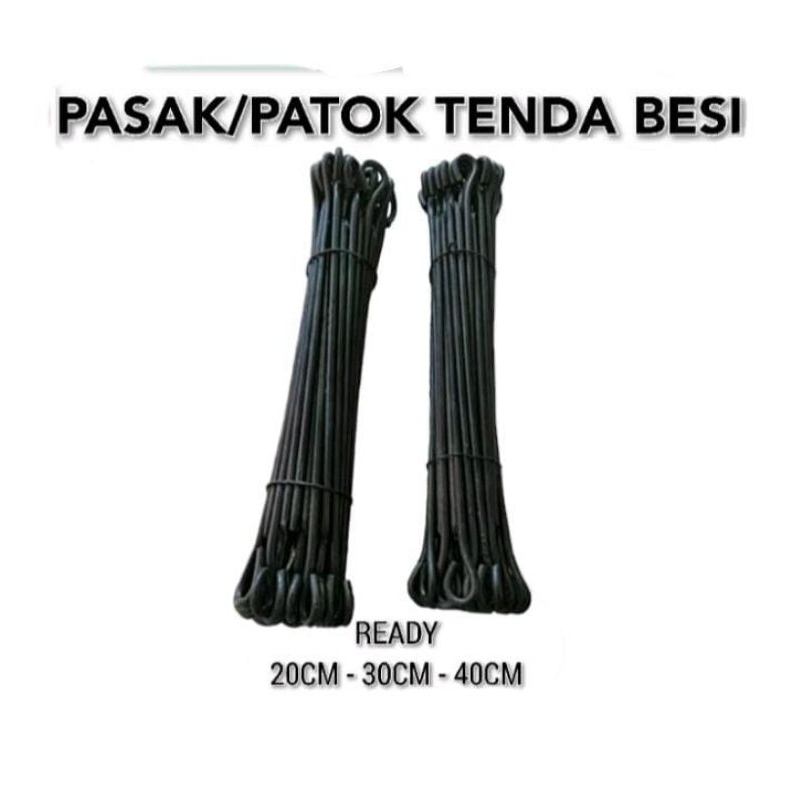 Jual Pasak / Patok Tenda Besi Berbagai Ukuran Murah | Shopee Indonesia