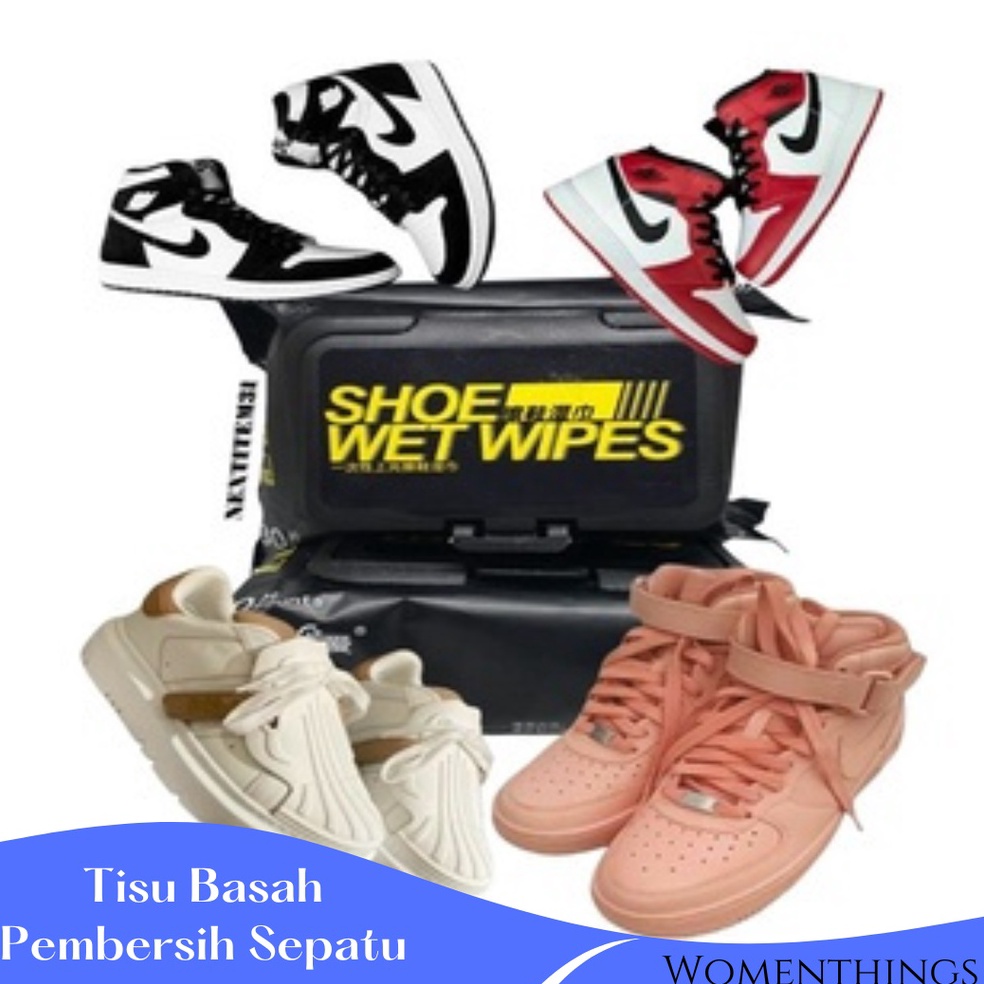 Jual Hemat Trx2t7Sh Tissue Basah Pembersih Sepatu Quick Wipes Shoe ...