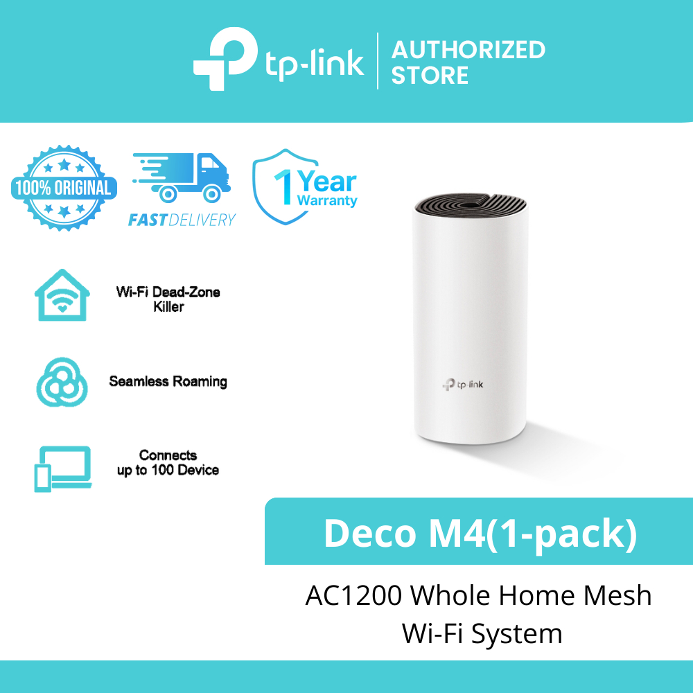 Jual TP Link Deco M4 (1 paket) AC1200 Full Home Mesh Wi Fi System ...