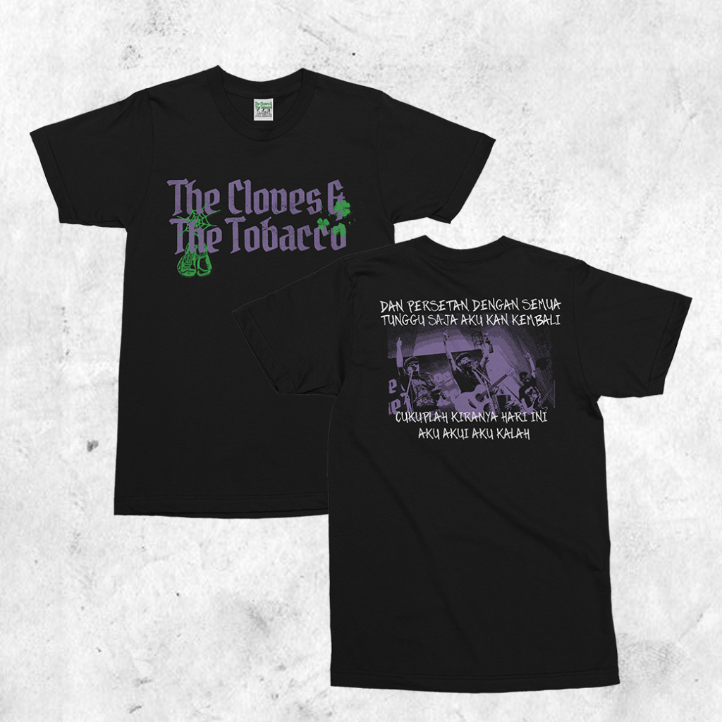 Jual The Cloves And The Tobacco 'Biarkan Berlari' T-Shirt Kaos Band in ...