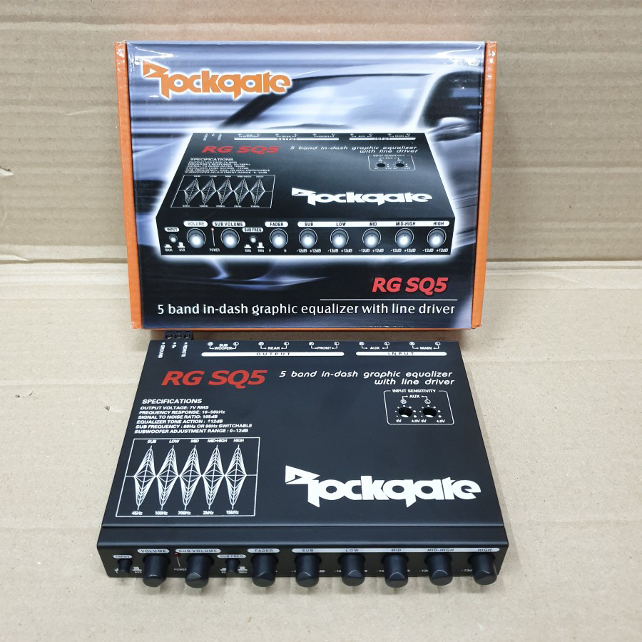 Jual Preamp Parametric Rockgate SQ5 - SQ 5 - 5 Band Parametrik Pre Amp ...