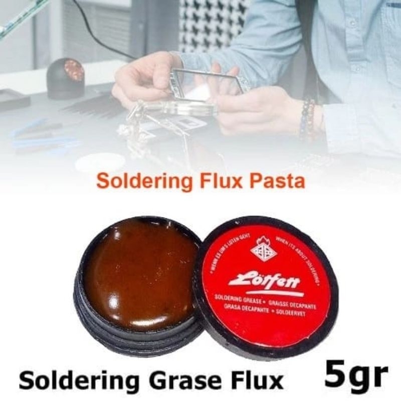 Jual Flux Timah Solder LOTFETT Cairan Pembersih Timah Solder 5gram ...