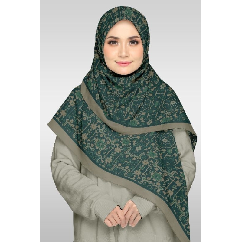 Jual EMERALD ART/VOAL PREMIUM/115*115/130*130/HIJAB JUMBO/SYARI/PRINTING | Shopee Indonesia