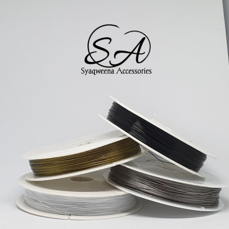 Jual String Cable /Kawat Tali Gelang dan Kalung/Bahan CraftKerajinan ...