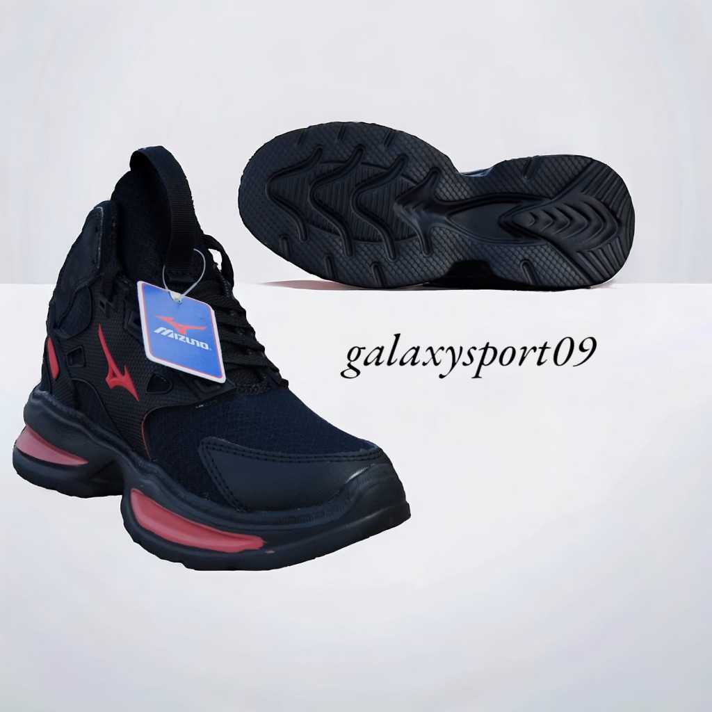 Jual SEPATU MZN 01 SEMI BOOT HITAM MERAH TERBARU-SEPATU OLAHRAGA PRIA ...
