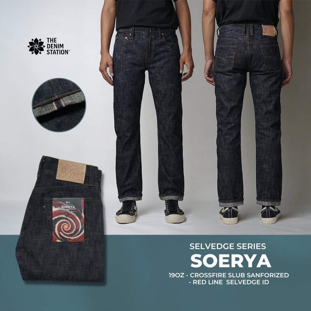 Jual The Denim Station - Soerya 19oz Sanforized Crossfire Slub (Ready ...