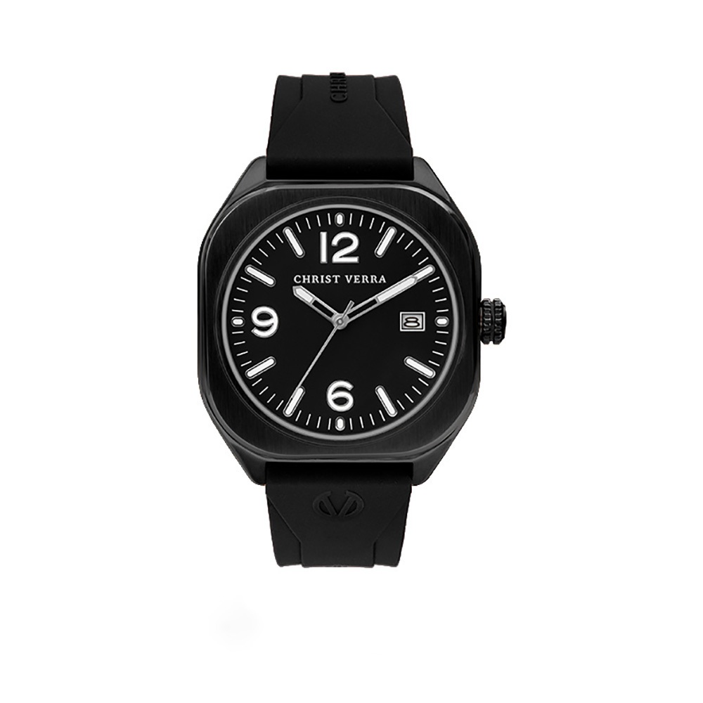 Jual Christ Verra Casual Men's Watches CV 12150G-36 BLK | Shopee Indonesia