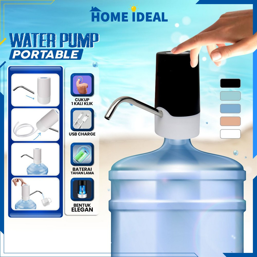 Jual Pompa Galon Automatic Elektrik USB Charge Portable / Water Pump ...