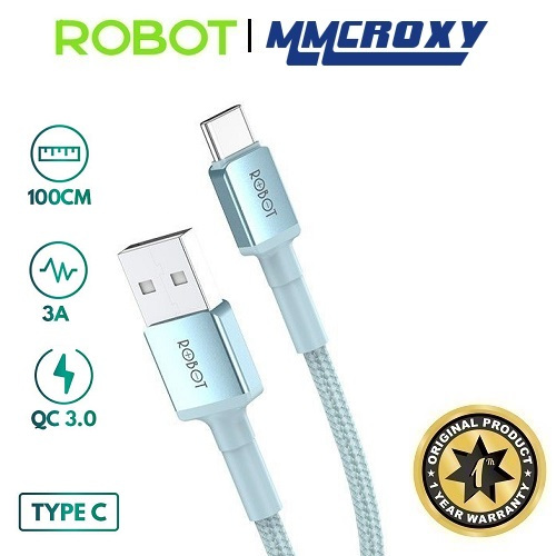 Jual Robot RSC100 3A TYPE-C Data Cable 100cm | Shopee Indonesia