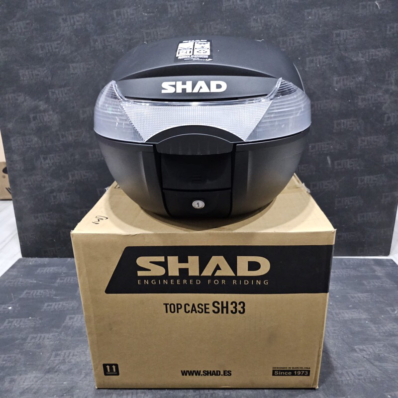 Jual Top Box Touring Shad SH33 SH 33 Set Base Plate Hitam Original ...