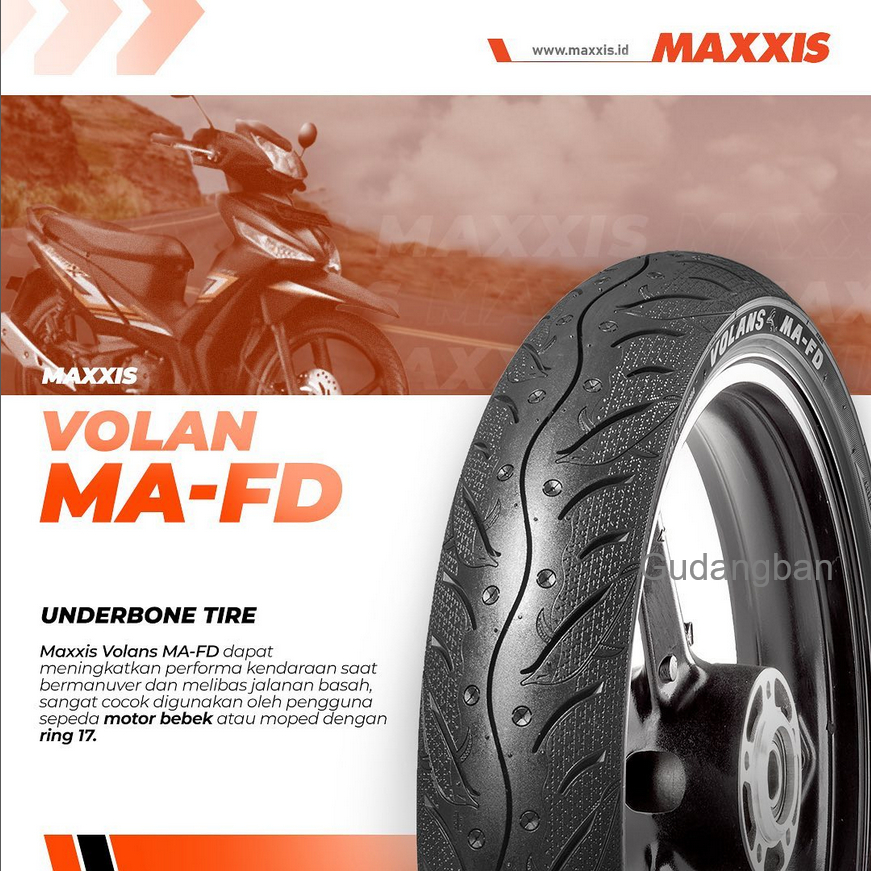 Jual (JUMLAH BAN CEK VARIAN ) VOLANS 60 / 80 - 17 MAXXIS MA-FD MA FD MAFD Ban Motor TUBELESS ...